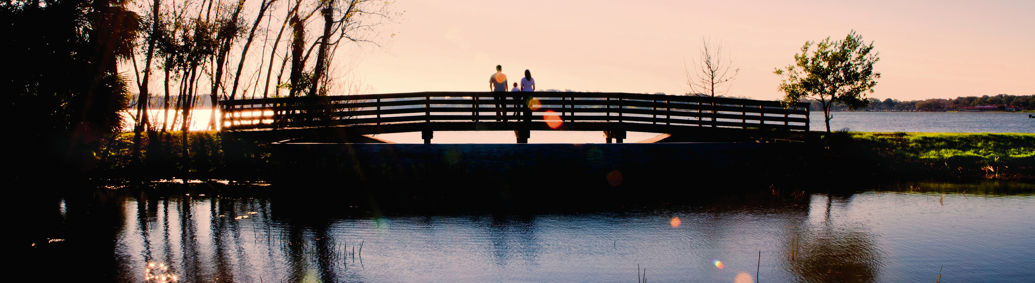Bridge over a lake - Lakeland Vision